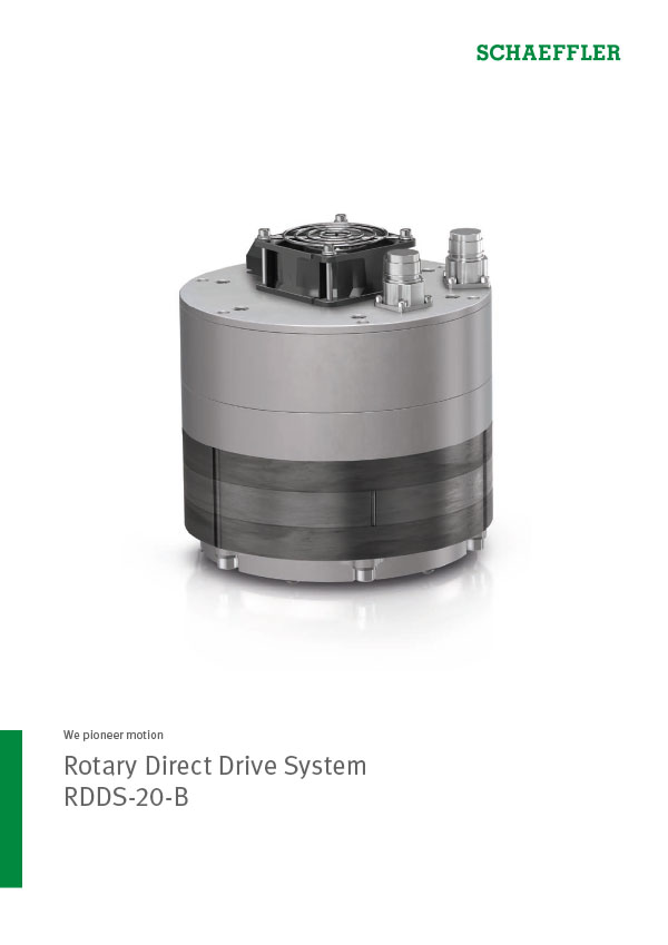 Rotary Direct Drive System: RDDS-20-B | Media Library | Schaeffler Germany