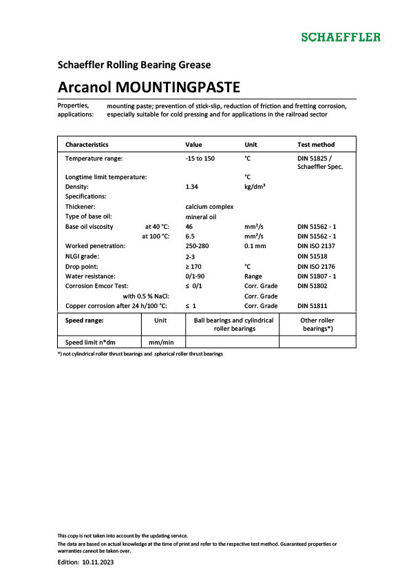 Arcanol MOUNTINGPASTE | Media Library | Schaeffler Germany