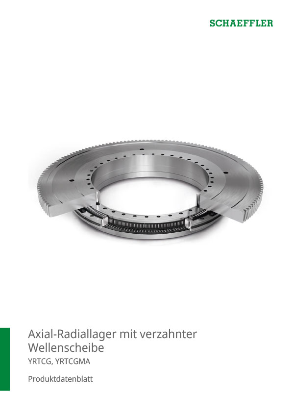 Axial-Radiallager mit verzahnter Wellenscheibe | Mediathek | Schaeffler ...
