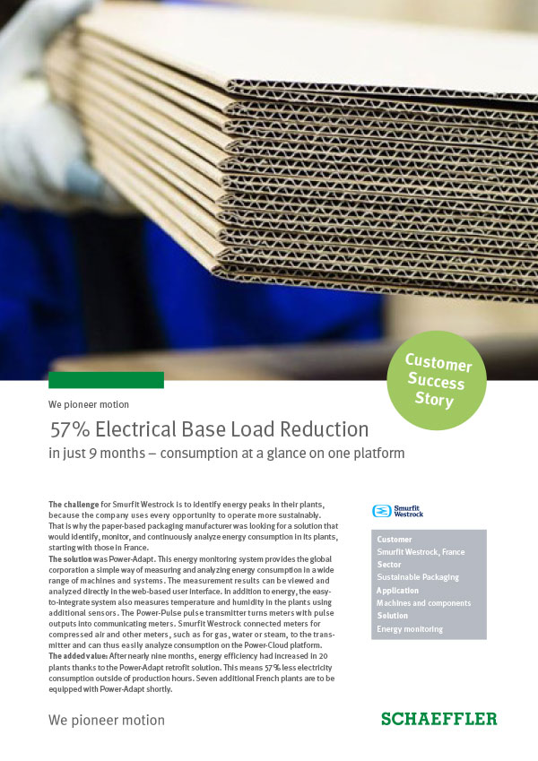 57% Electrical Base Load Reduction in just 9 months – consumption at a ...