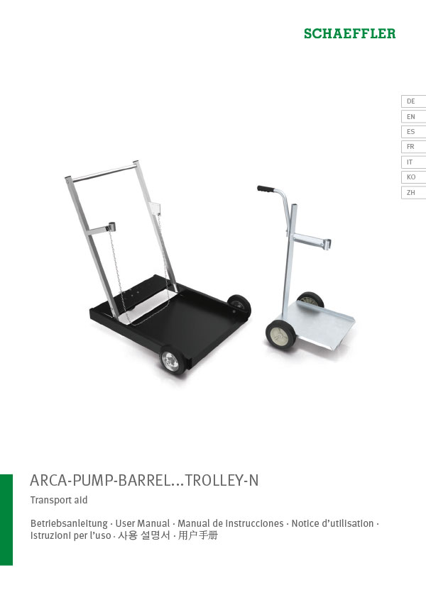 Transporthilfe ARCA-PUMP-BARREL...TROLLEY-N | Mediathek | Schaeffler Deutschland