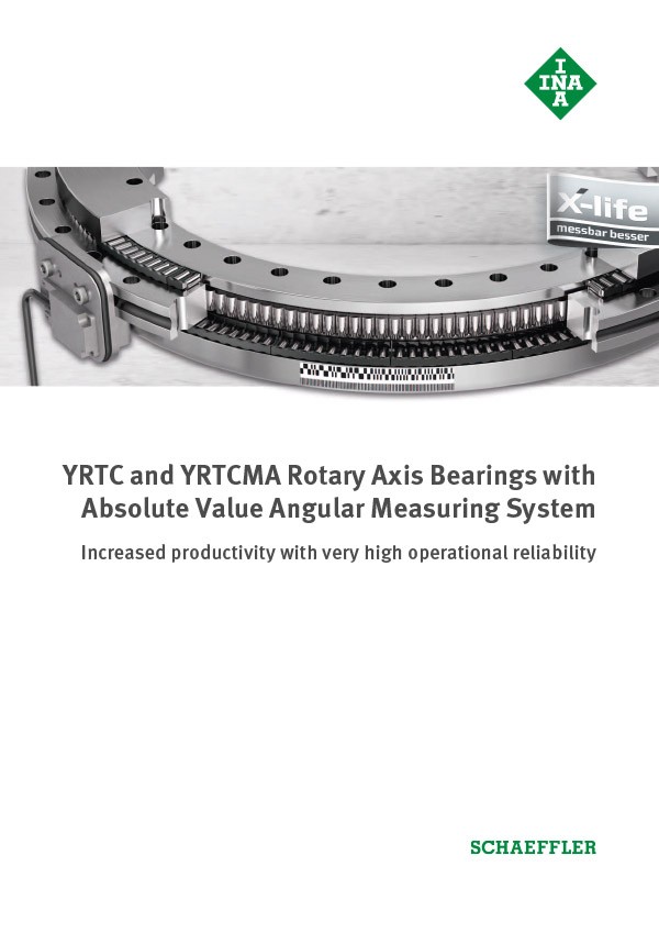 YRTCMA/YRTSMA measuring system bearings | Schaeffler Germany